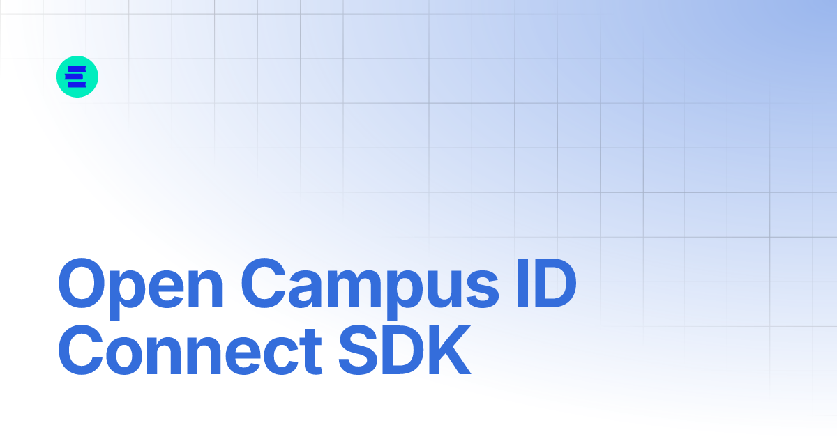 Open Campus ID Connect SDK | Open Campus Developer Documentation